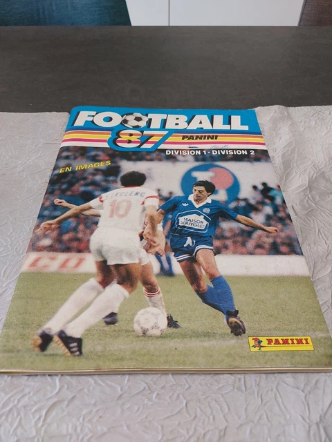 ALBUM PANINI FOOTBALL 87 en images - France Division 1 et 2 complet ...