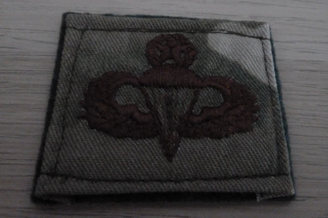 INSIGNE MILITAIRE US Army Brevet Master Jump Parachutiste Camo Tbe EUR ...
