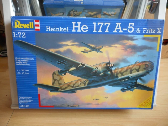 MODELKIT REVELL HEINKEL HE 177 A-5 & Fritz X on 1:72 in Box EUR 34,99 ...