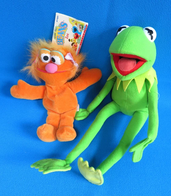 KERMIT THE FROG WIRED * ZOE THE MUPPETS soft toy SESAME STREET TYCO ...