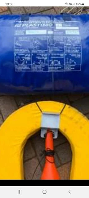 PLASTIMO 4 PERSON Inflatable Life Raft £150.00 - PicClick UK