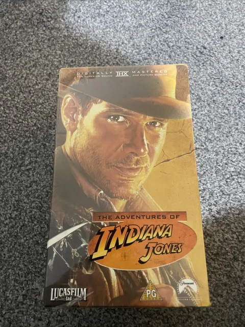 INDIANA JONES VHS Box Set Trilogy 2000 Raiders Temple Crusade NEW ...