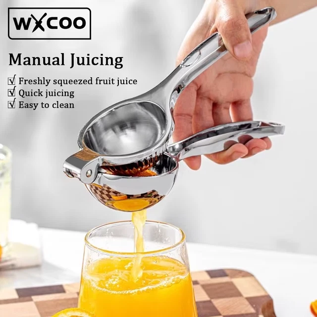 STAINLESS STEEL MANUAL Juicer Processor Lemon Squeezer Orange Fruit ...
