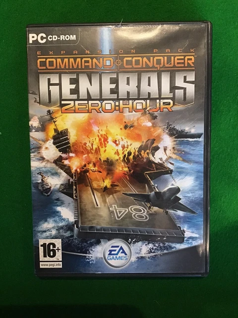 PC CD ROM Command & Conquer Generals Zero Hour Expansion Pack EA Games £5.99 - PicClick UK