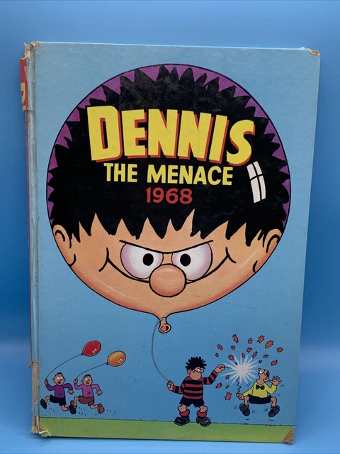 BOOK 1968 DENNIS The Menace Annual Beano Vintage DENNIS THE MENACE ...