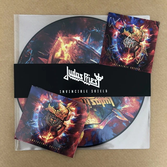 JUDAS PRIEST &INVINCIBLE Shield" 2024 - Picture Disc Vinyl, CD & SIGNED ...