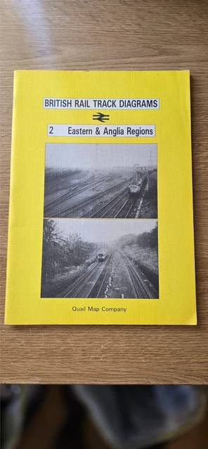 BRITISH RAIL TRACK Diagrams 2 Eastern & Anglia 1988 map diagrams ...