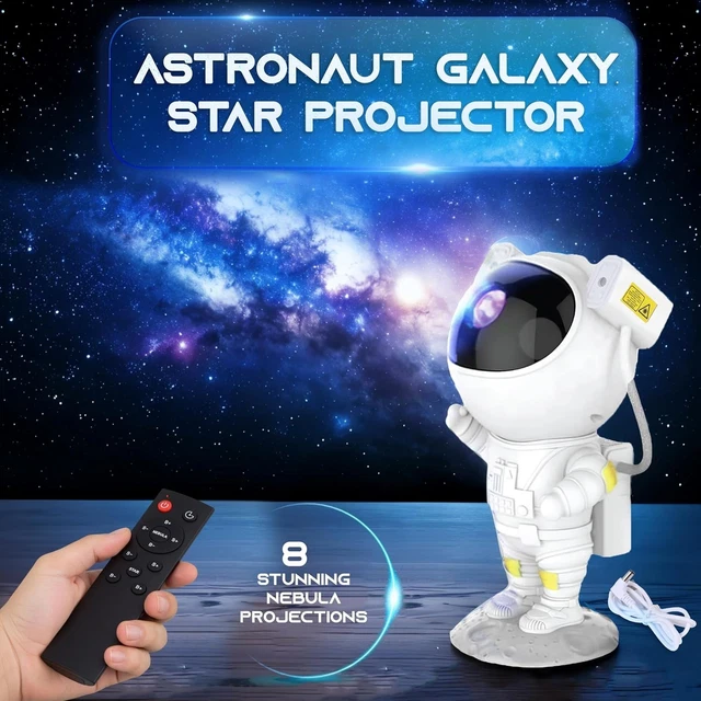 ASTRONAUT GALAXY PROJECTOR - Space Light Projector with 8 Nebula £11.99 ...