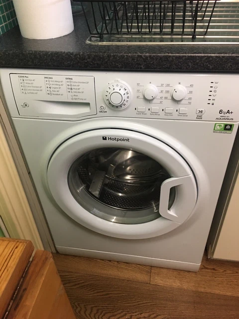 HOTPOINT 6KG A+ Aquarius Washing Machine £92.00 - PicClick UK