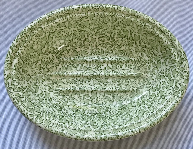 VINTAGE MASON'S WEDGWOOD Green FLORAL CRABTREE & EVELYN London England ...