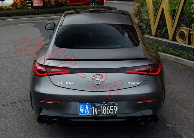 2024-2026 GLOSS BLACK Rear Bumper Diffuser Lip Tip Tail For Benz CLE ...