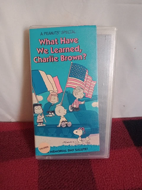 A PEANUTS SPECIAL What Have We Learned, Charlie Brown? VHS Rental ...