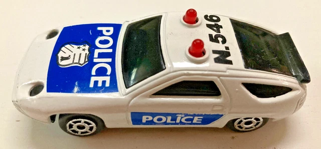 MAJORETTE SONIC FLASHERS Porsche 928 N.546 Police, Blanche, 1/64 ...