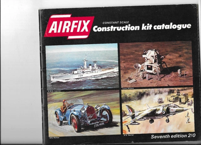 AIRFIX CATALOGUE 7TH EDITION 1970 MODEL KITS includes seperate price ...