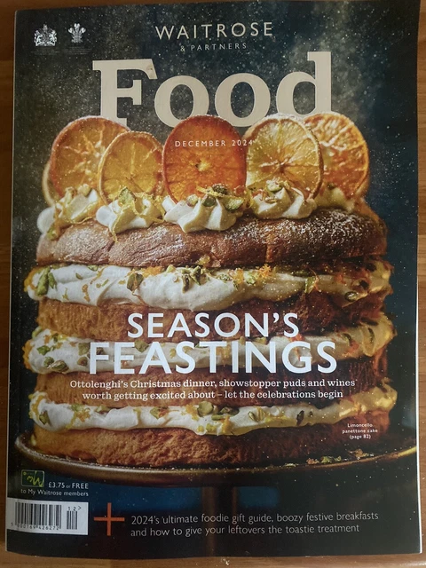 WAITROSE FOOD MAGAZINE - December 2024 £6.51 - PicClick UK