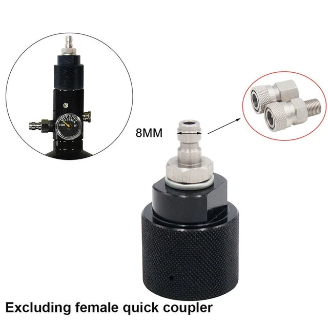 ADAPTATEUR DE SORTIE de recharge r??gulateur de r??servoir HPA polyvalent 8 mm c EUR 19,79 ...