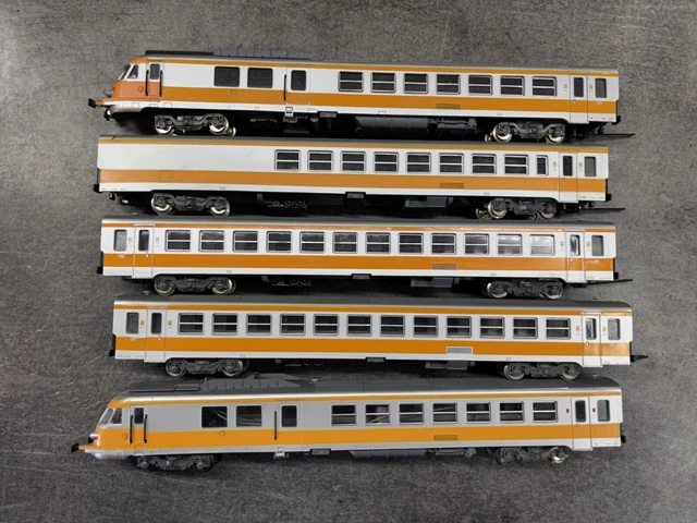 RAME TURBOTRAIN RTG Complète Jouef Très Bon Etat BA421 EUR 120,90 ...