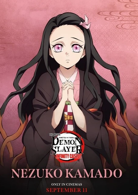 DEMON SLAYER - Nezuko Kamado - Infinity Castle film poster print - 8" x ...