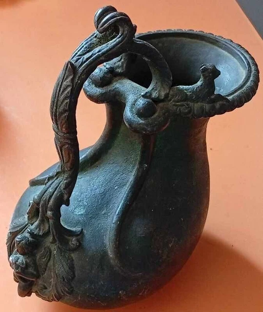 D' APRÈS ÉPOQUE antique ou précolombienne VERSEUSE ASKOS en bronze XIXeme EUR 150,00 - PicClick FR