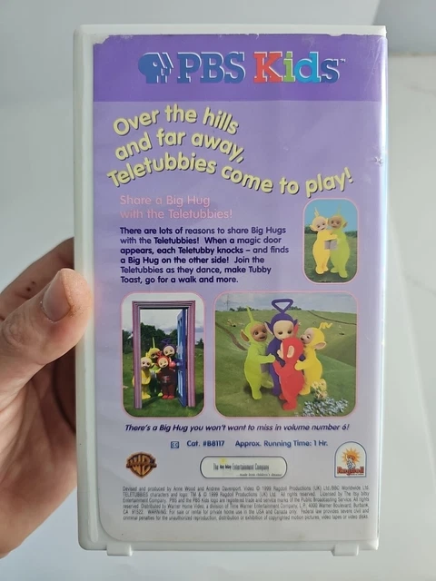 VERY RARE TELETUBBIES Big Hug VHS PROMO FULL LENGTH SCREENING CASSETE ...