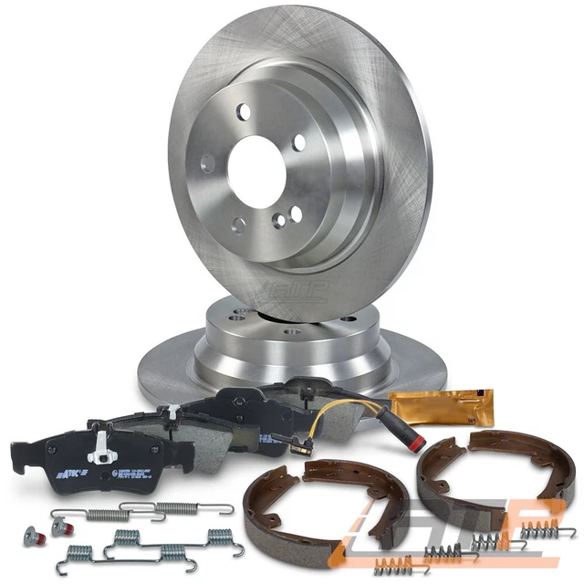 BREMSSCHEIBEN + BREMSBELÄGE + Backensatz Hinten Für Mercedes Cls E-Klasse W212 EUR 93,52 ...