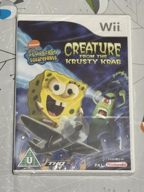 SPONGEBOB SQUAREPANTS: CREATURE from the Krusty Krab (Nintendo Wii) NEW ...
