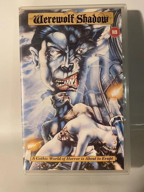 WEREWOLF SHADOW RARE UK Screen In Doors VHS Video Paul Naschy Spanish ...