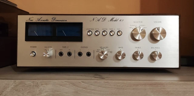 NAD MODEL 30, Amplificatore Integrato Vintage, Vu-Meter, Hifi, Made In ...