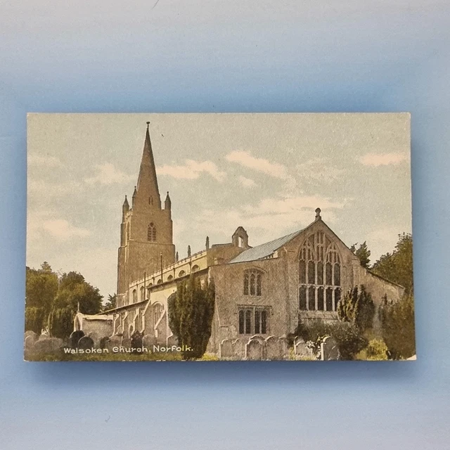 WALSOKEN POSTCARD C1910 Norfolk Parish Church £7.95 - PicClick UK