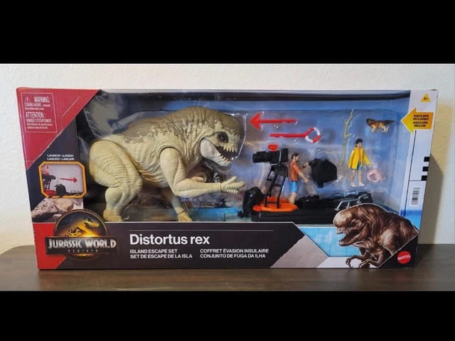 JURASSIC WORLD REBIRTH Distortus Rex Island Escape Set NEW / IN HAND ...