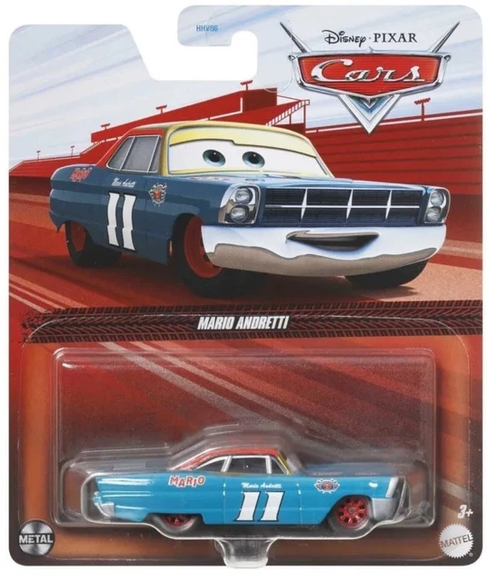 DISNEY PIXAR CARS 1 Mario Andretti #11 der Formel 1 Racer beim Piston ...