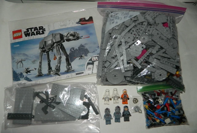 LEGO STAR WARS 75288 AT-AT livret minifigs 100 % COMPLET EUR 132,95 ...