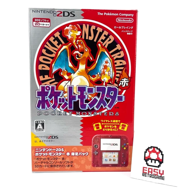 CONSOLE 2DS POKEMON Pocket Monsters Red Limited Edition Charizard ...