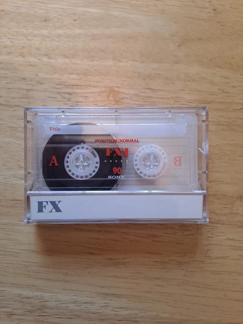 SONY FX1 90 cassette tape used writing free inlay card & labels £2.51 ...
