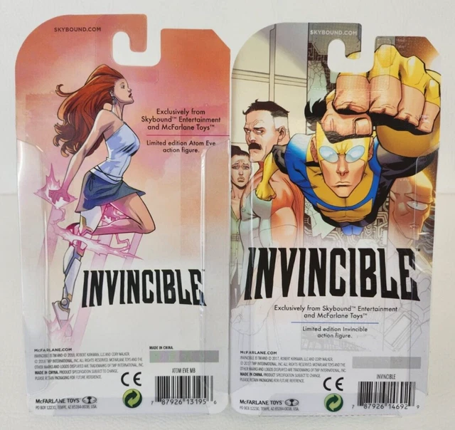 INVINCIBLE & ATOM Eve figurine d'action jambe de chair sanglante jouets ...