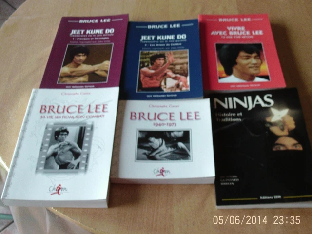 LOT DE 5 Livres De Bruce Lee - Tbe - Rare - + 1 Livre Ninjas - Tbe EUR ...