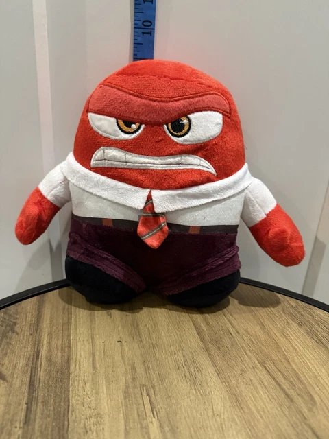 INSIDE OUT 2 Red Anger Plush Soft Toy Cartoon Disney Movie Character 9 ...