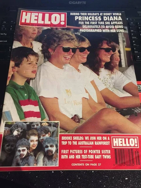 HELLO 269 KIMBER Tunis Brooke Shields Paul Mccartney Princess Diana ...