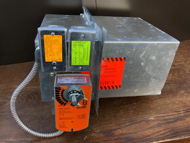 AMORTIGUADOR DE HUMO contra incendios POTTORFF modelo FSD-142 TALLA 12X08 EUR 393,17 - PicClick ES