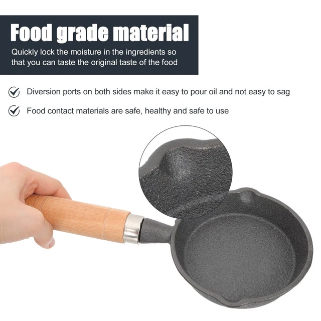 PETITE MARMITE POÊLE En Fonte À Œufs De Petit-déjeuner Pan Faire Des ...