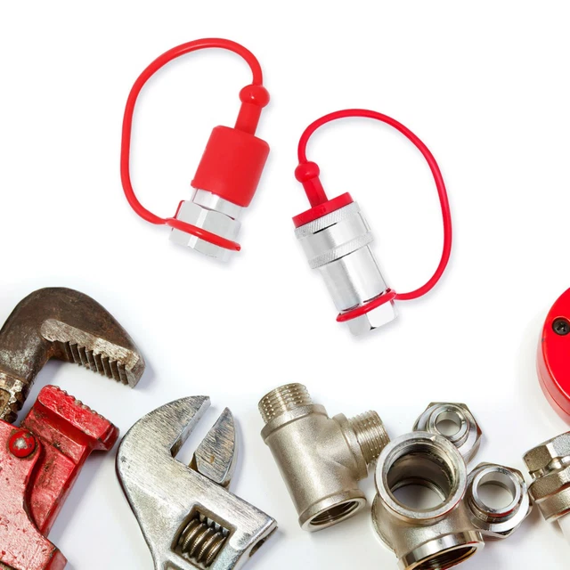 QUICK CONNECT FITTING Hydraulic Hose Connector Dust Cap for Couplers ...