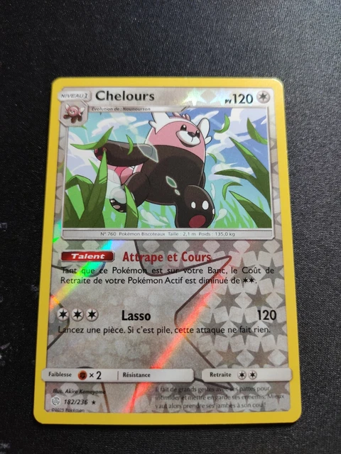 CARTE POKEMON CHELOURS 112/149 Rare REVERSE Soleil et Lune 1 SL1 FR ...
