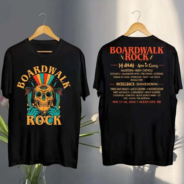 BOARDWALK ROCK 2025 Ocean City MD On May 17-18 2025 Skull Lineup T ...
