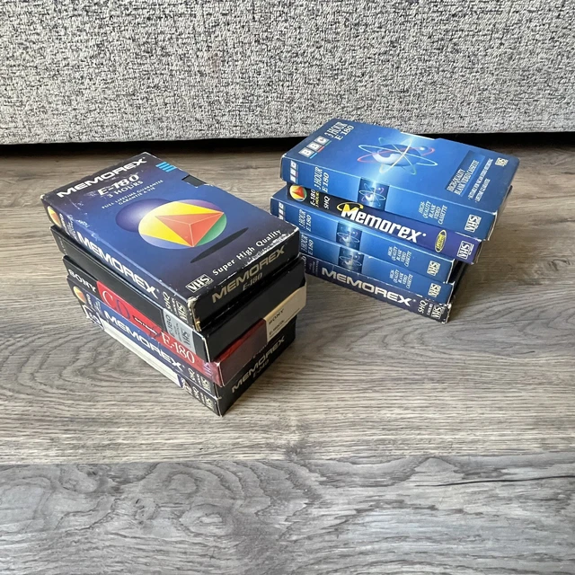 10 RECORDABLE VHS Tapes Used £9.99 - PicClick UK
