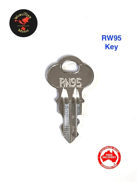 WURLITZER JUKEBOX #RW95 Cabinet Master Key-Suits Many Models-Coin ...
