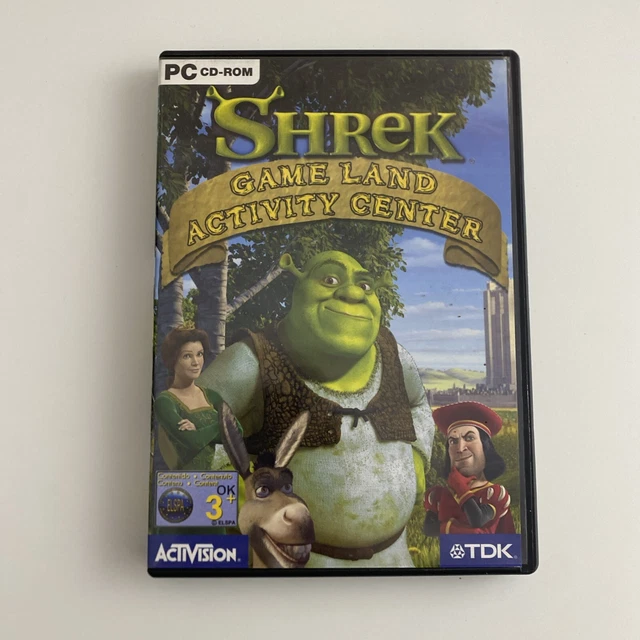 SHREK: GAME LAND Activity Center (PC CD-ROM) COMPLETE W/ MANUAL TDK ...