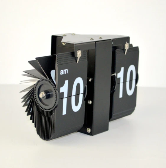 RETRO FLIP CLOCK-LARGE 12 hour AM/PM Display Desktop Clock £113.49 ...