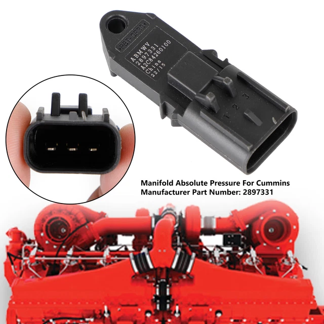AIR INTAKE MANIFOLD Pressure MAP Sensor Pour Cummins EUR 38,63 ...