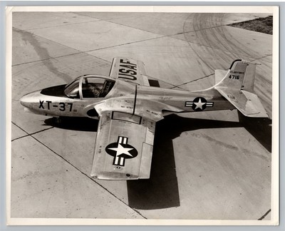 AVIATION USAF CESSNA T-37B Tweet Jet Aircraft B&W Official Photo #2 C10 ...