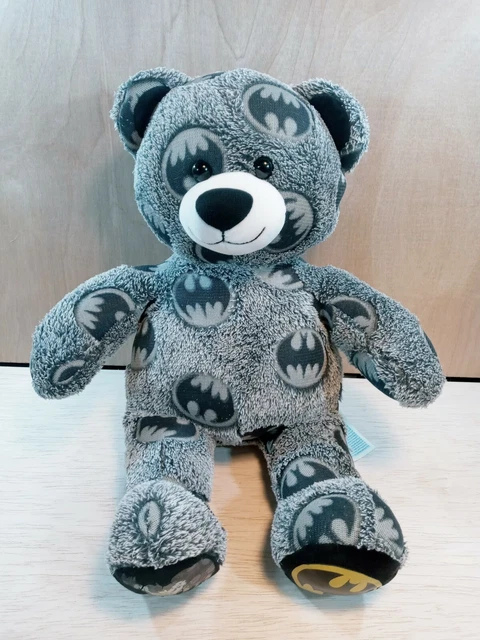 BUILD A BEAR Workshop Batman Teddy Bear Stuffed Plush - Retired 2015 ...